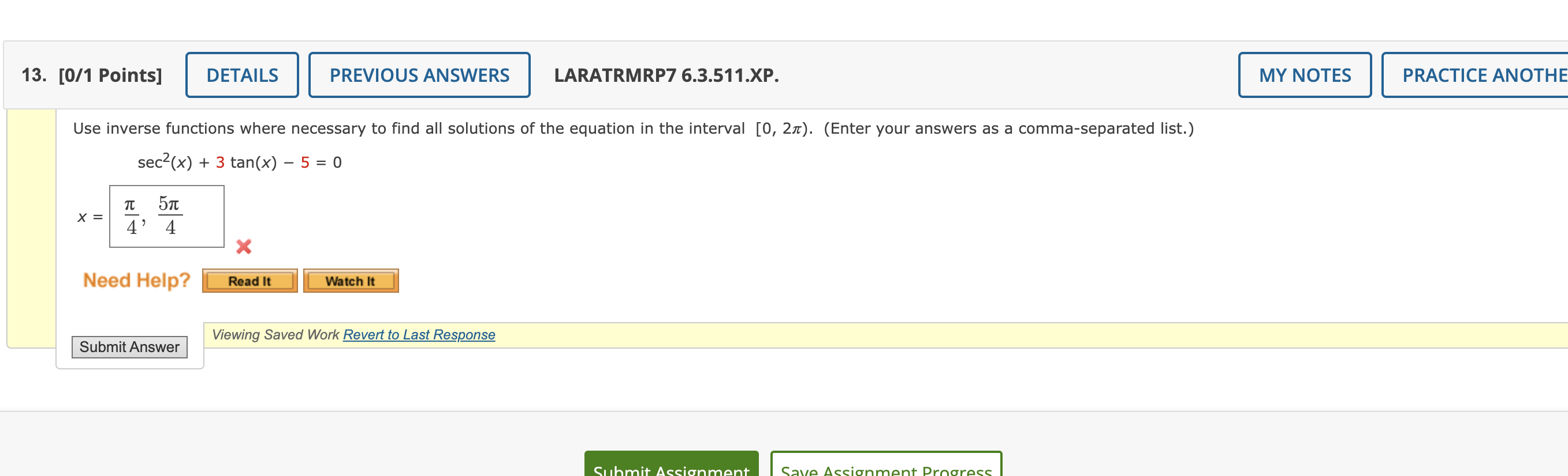 Solved Please help! WebAssign only takes answers in the form | Chegg.com