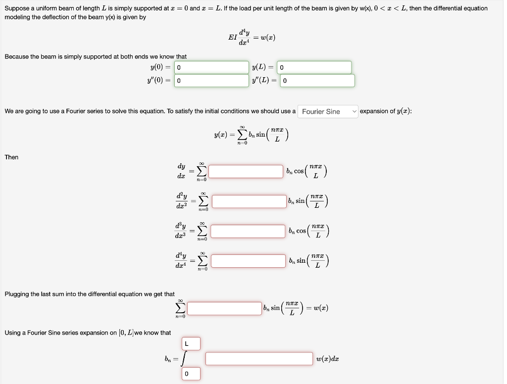 Suppose a uniform beam of length L is simply | Chegg.com