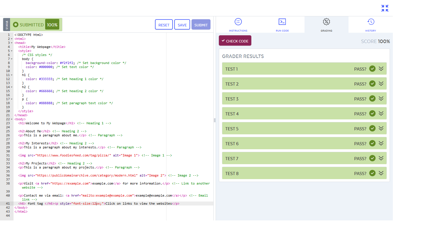 Solved This is my code, but I do not know how to do part 2. | Chegg.com