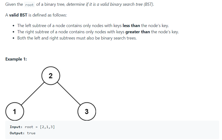 Solved Given the root of a binary tree, determine if it is a | Chegg.com