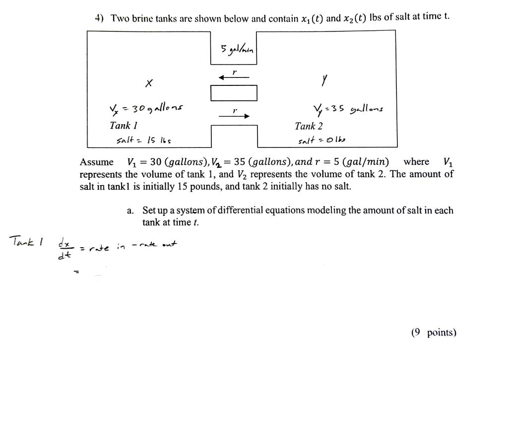 [Solved]: Differential Equations problem. Need help! Please