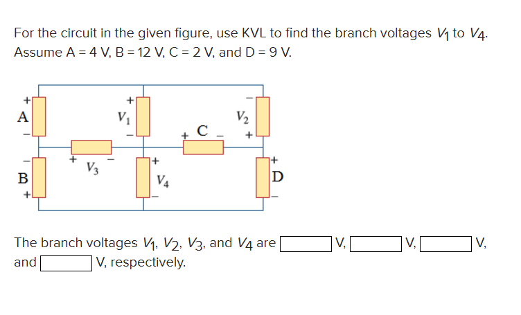 Solved For the circuit in ﻿the given figure, use KVL to | Chegg.com
