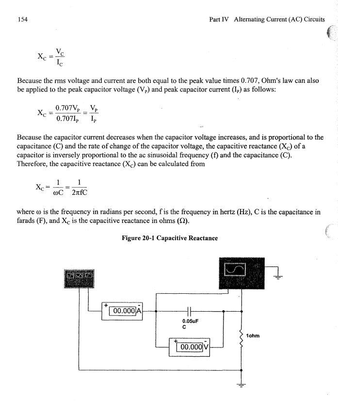 Solved EXPERIMENT Name Date 20 Capacitive Reactance | Chegg.com