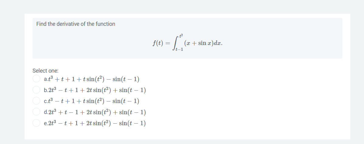 Solved Find the derivative of the function | Chegg.com