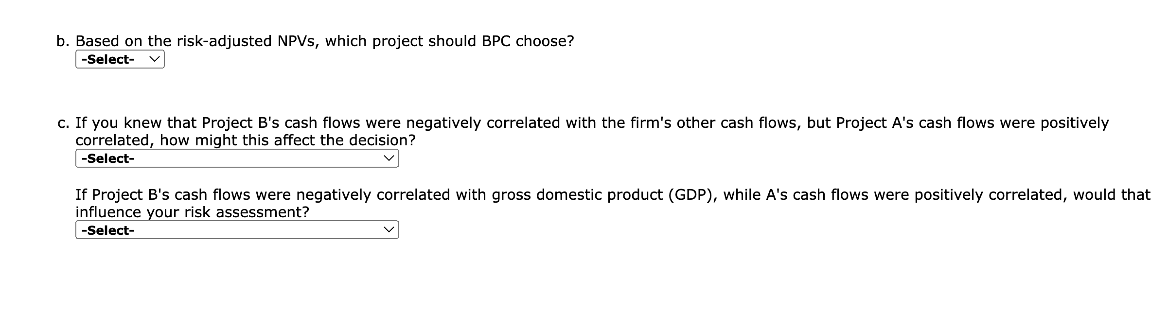 Solved 8. Problem 12.12 (Project Risk Analysis) The | Chegg.com