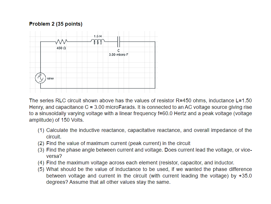 [Solved]: Problem 1: (30 points) For the circuit shown abo