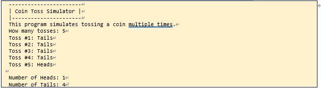 Solved C#Coin Toss Simulator The Coin Toss Simulator will | Chegg.com