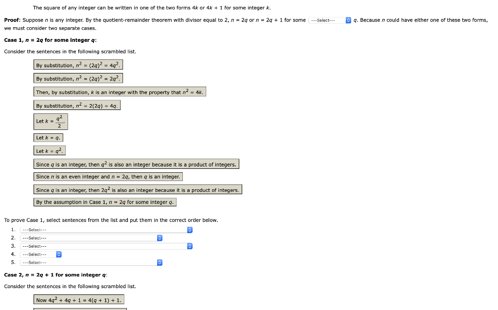 Solved For the given values of n and d, find integers q and | Chegg.com
