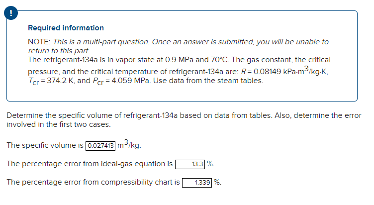 Solved Required information NOTE: This is a multi-part | Chegg.com