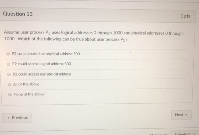 Solved Question 11 Assume a system allocating memory in a | Chegg.com