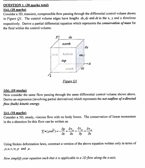 Solved QUESTION 1. (30 marks total) 1a). (10 marks) Consider | Chegg.com