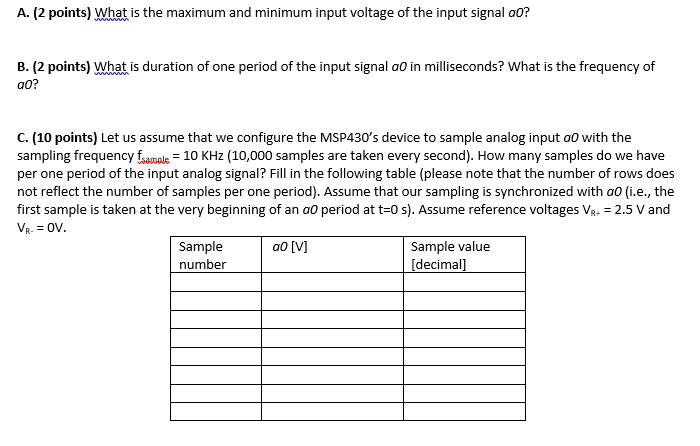 Problem 1 30 Points Adc Your Task Is To Write A 4777