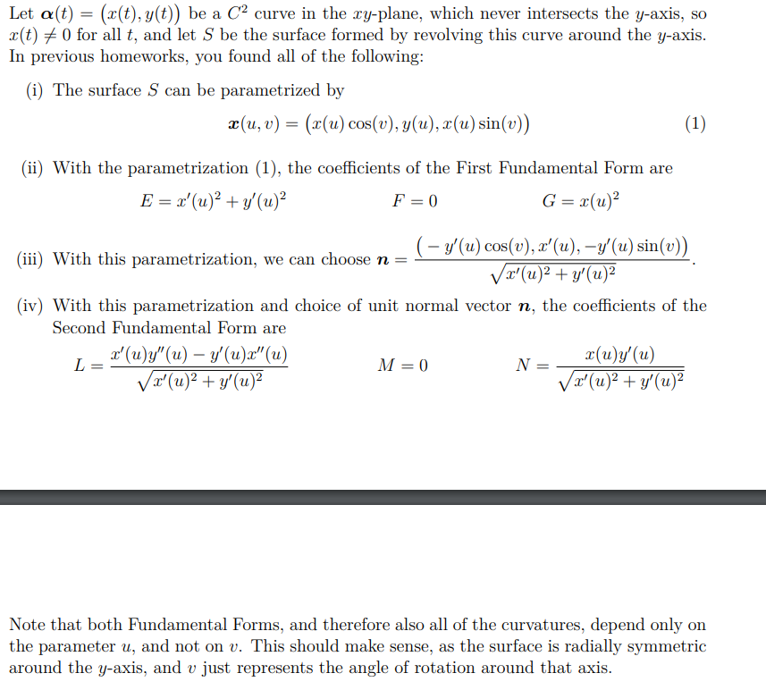 Solved Let α(t)=(x(t),y(t)) be a C2 curve in the xy-plane, | Chegg.com