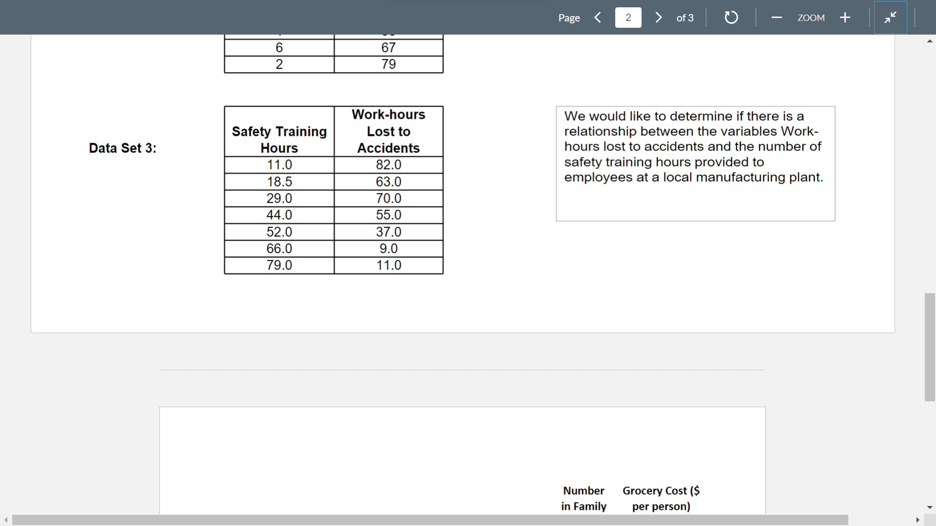 Solved \r\nData Set 1: We would like to determine if there | Chegg.com