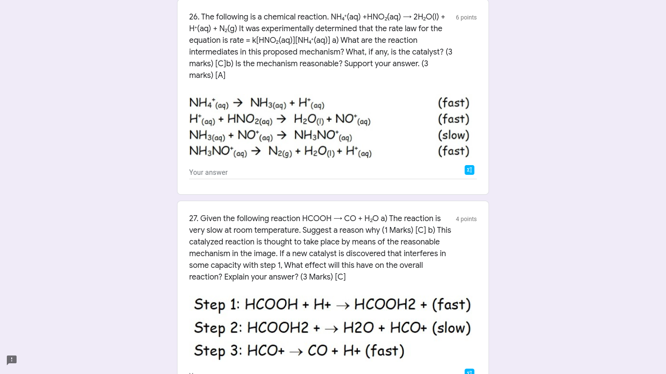 Solved 6 points 29. a) In the following single step | Chegg.com
