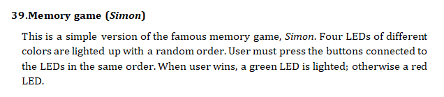 Solved EEE3205 Microcontrollers Laboratory Project List You | Chegg.com