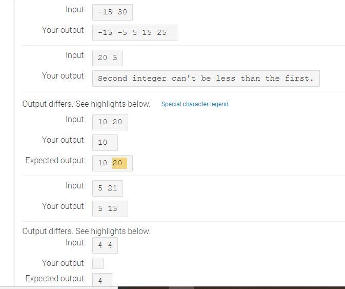 Solved Write a program whose input is two integers, and | Chegg.com