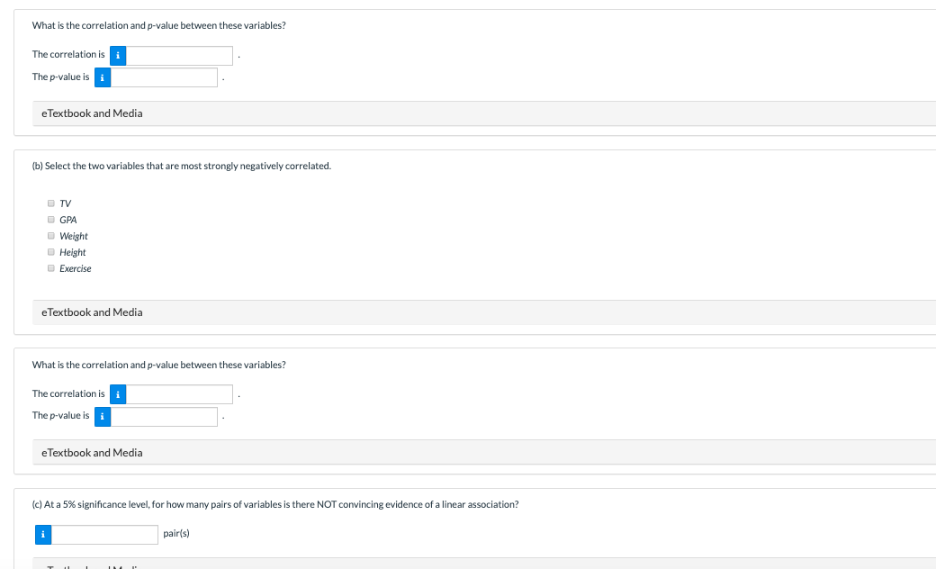 Solved Student Survey: Correlation Matrix A correlation | Chegg.com