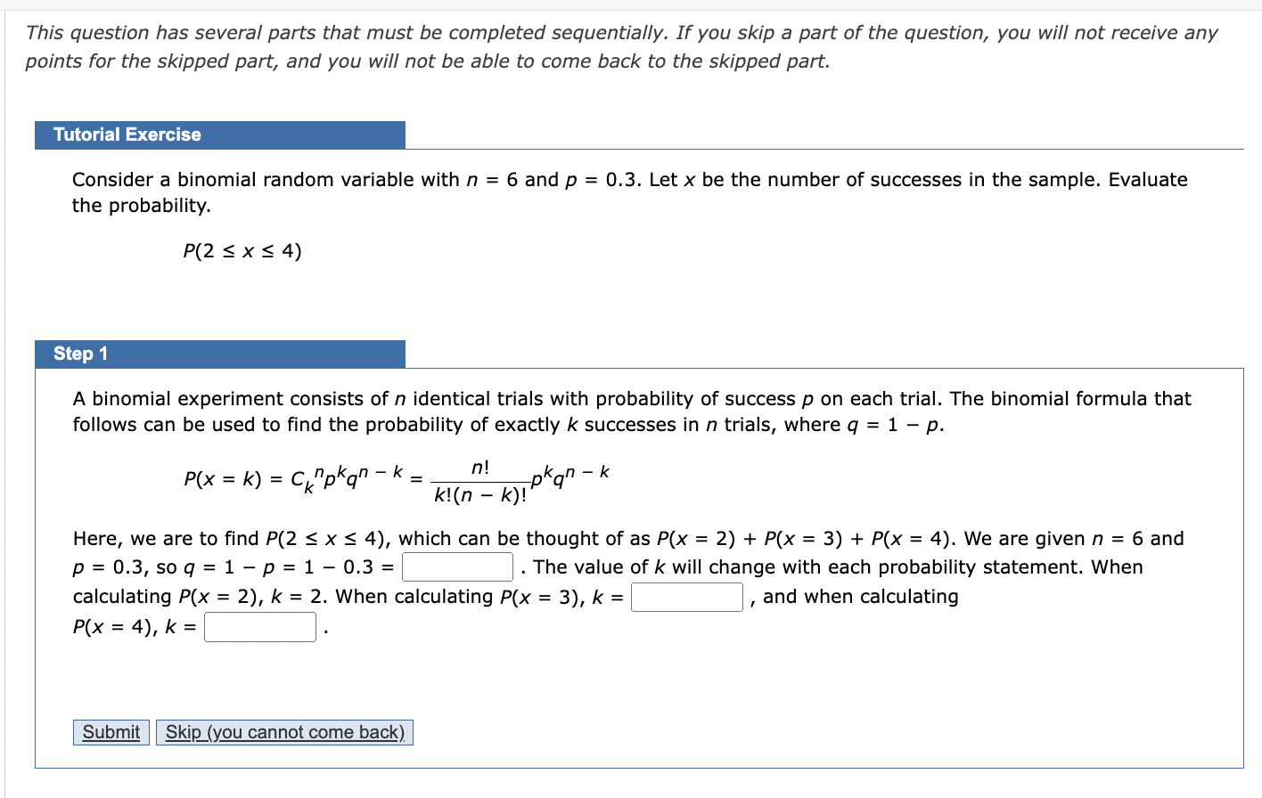 Solved his question has several parts that must be completed | Chegg.com