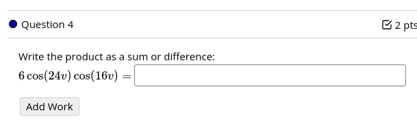 Solved Question 4Write the product as a sum or | Chegg.com