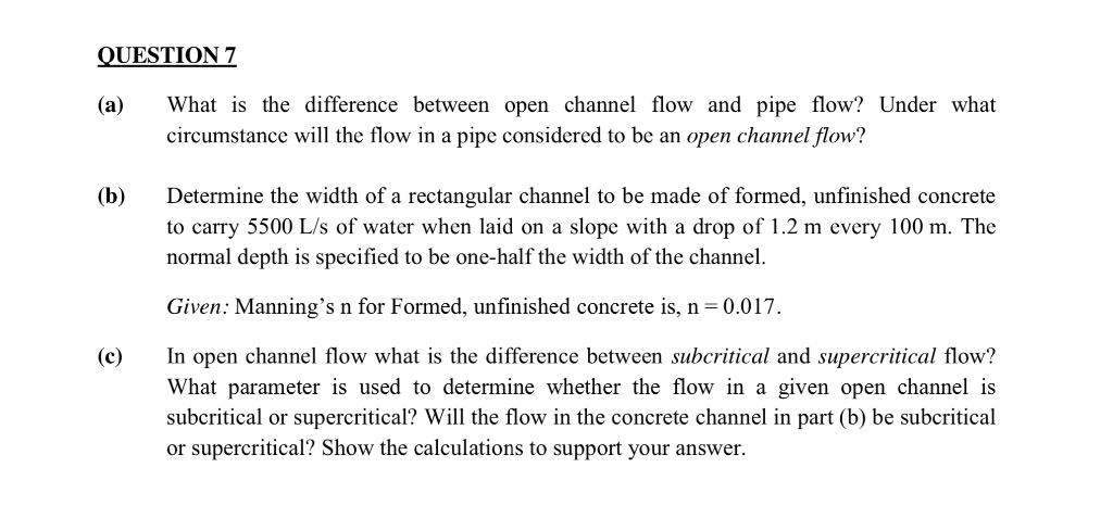 Solved QUESTION 7 (a) What is the difference between open | Chegg.com
