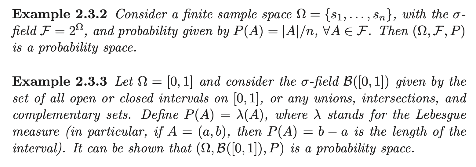 Example 2.3.2 Consider a finite sample space N = {81, | Chegg.com