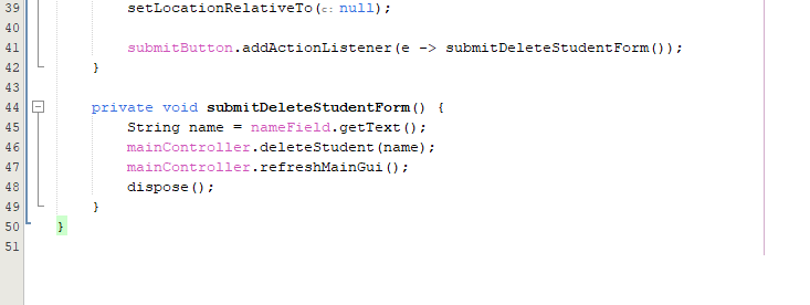 Solved I have a code about student list + major, it's about | Chegg.com