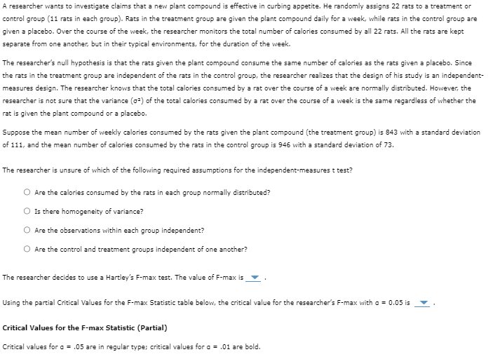 Solved A researcher wants to investigate claims that a new | Chegg.com
