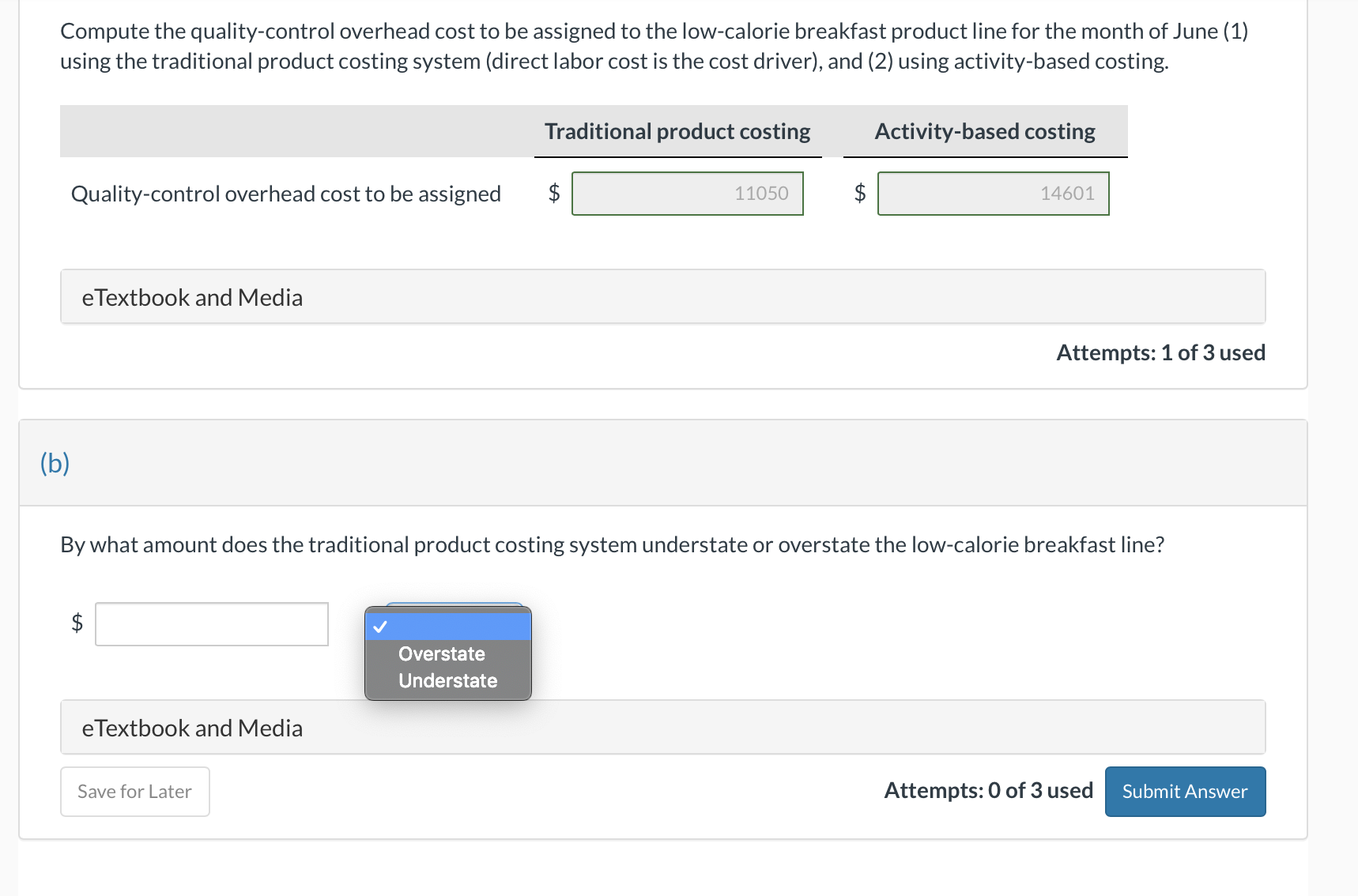 Solved Compute the quality-control overhead cost to be | Chegg.com