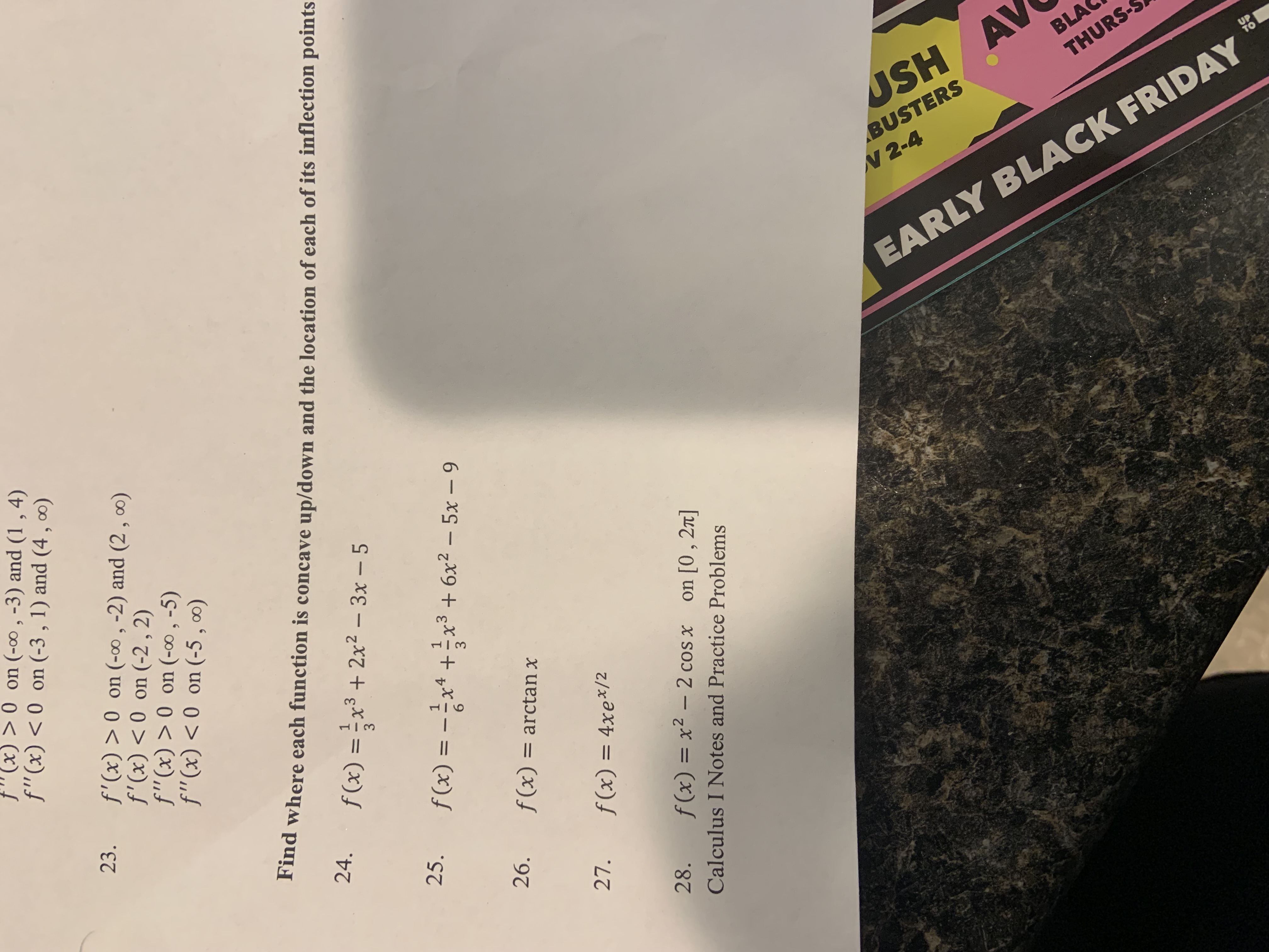 Solved f′′(x)>0 on (−∞,−3) and (1,4)f′′(x)