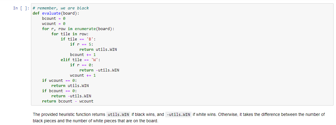 Solved Minimax Algorithm Your agent must be able to | Chegg.com