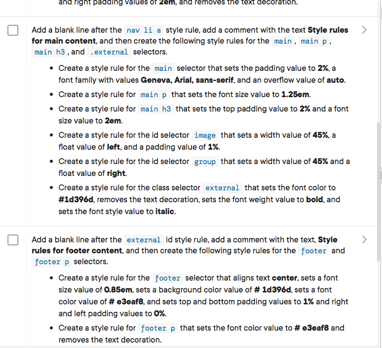 Solved C4 Apply Your Knowledge Creating A Style Sheet To Chegg