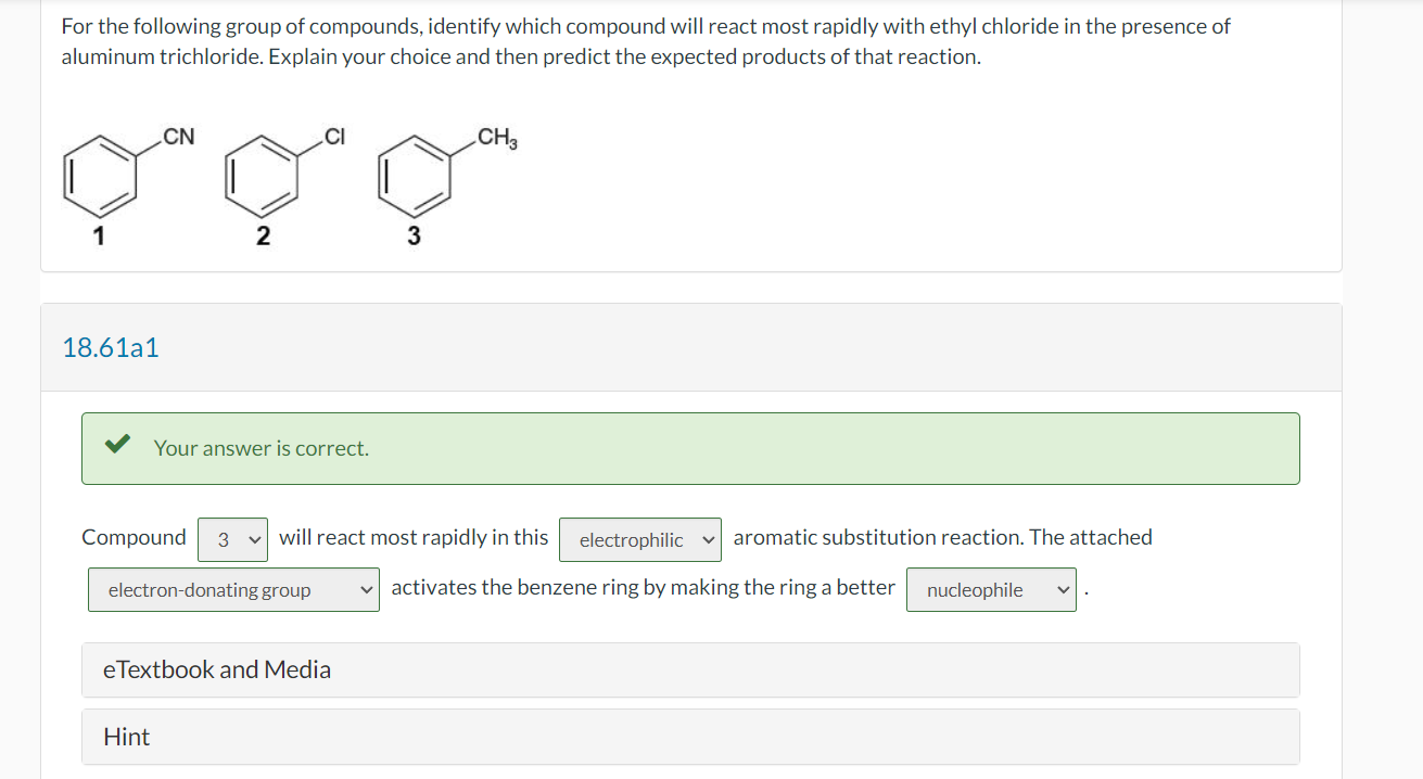 Solved For the following group of compounds, identify which | Chegg.com