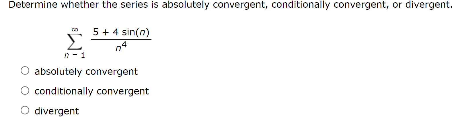 Solved Determine whether the series is absolutely | Chegg.com
