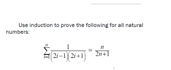 Solved Use induction to prove the following for all natural | Chegg.com