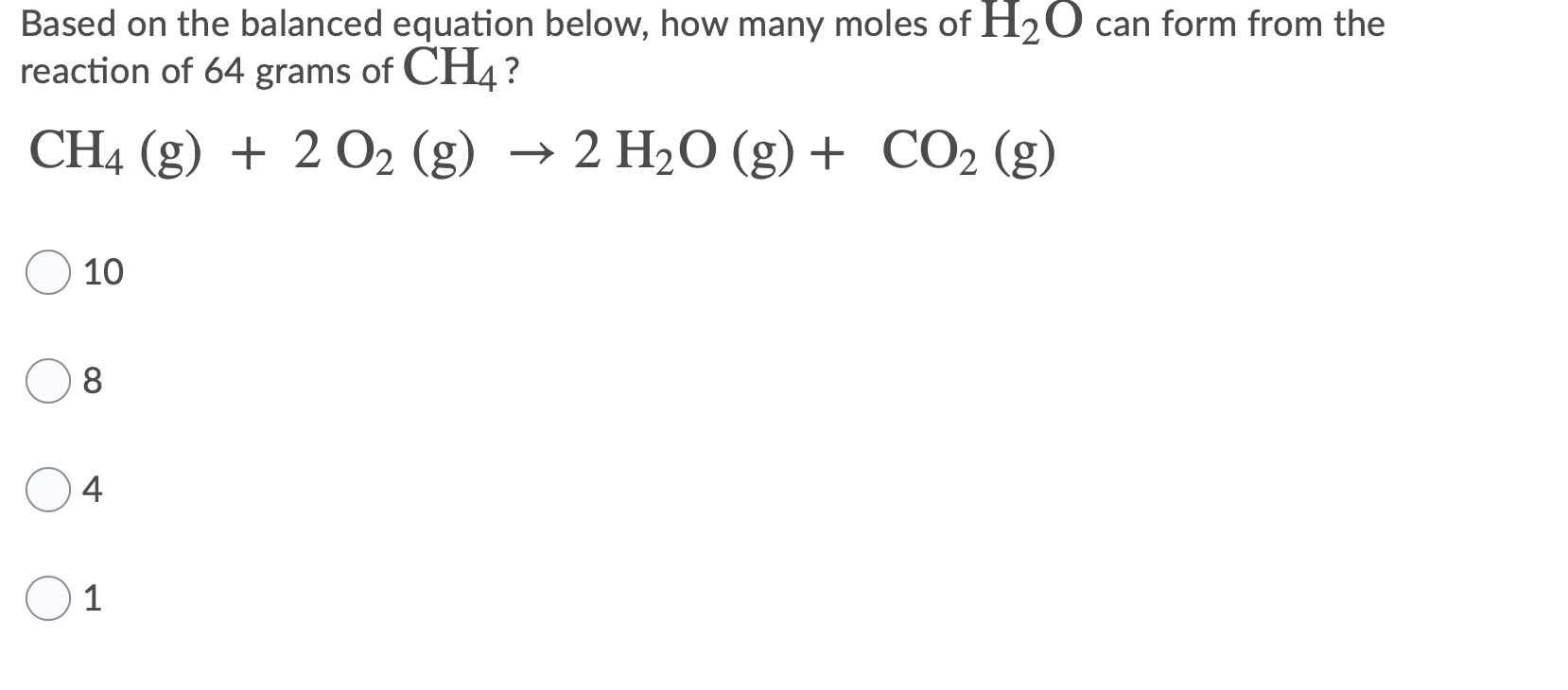Solved Based on the balanced equation below, how many moles | Chegg.com
