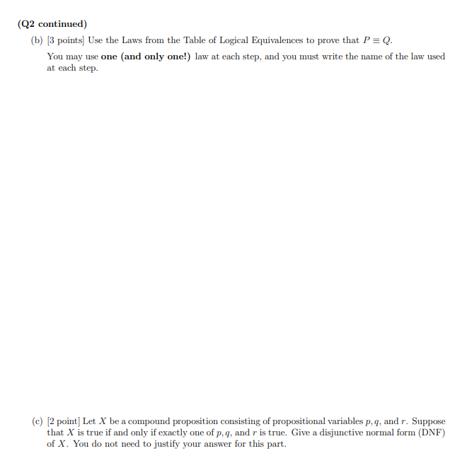 Solved Q2. For this question, you will prove in two ways | Chegg.com