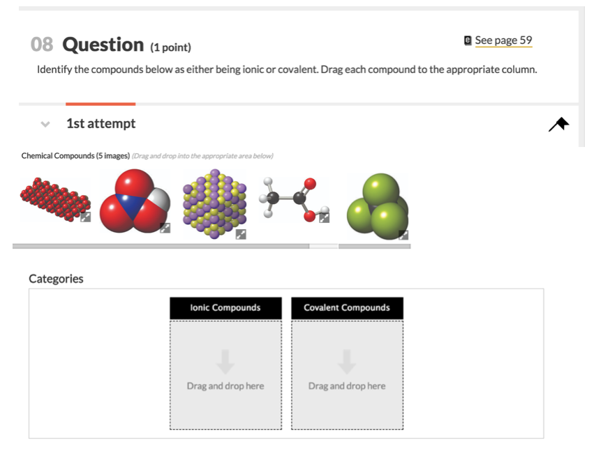 Solved 08 Question (1point) eSee page 59 Identify the | Chegg.com