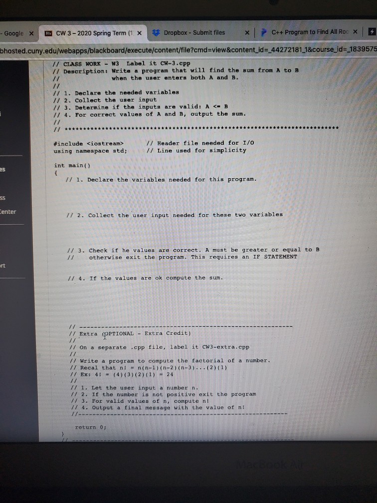 Solved Google x CW 3 - 2020 Spring Term (1 x 4 Dropbox - | Chegg.com