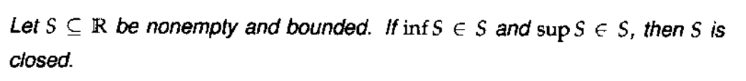 Solved Let S⊆R be nonempty and bounded. If inf S∈S and | Chegg.com