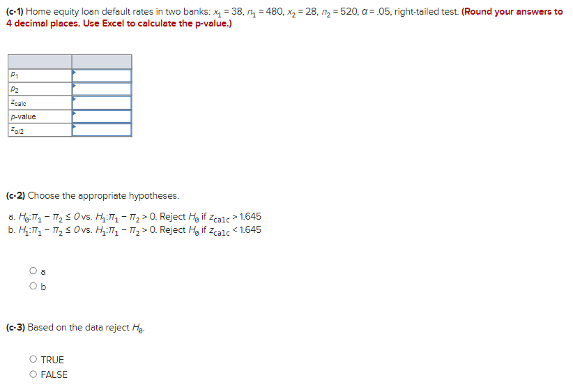 Solved Find the sample proportions and test statistic for | Chegg.com