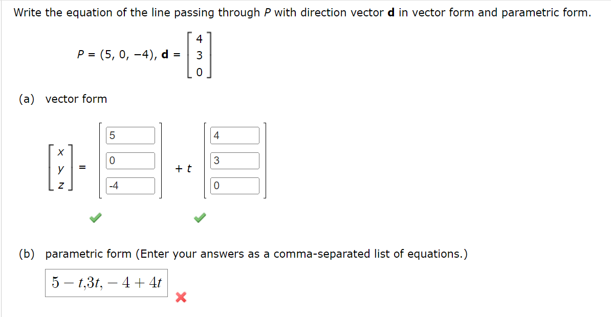 Solved Write The Equation Of The Line Passing Through P With