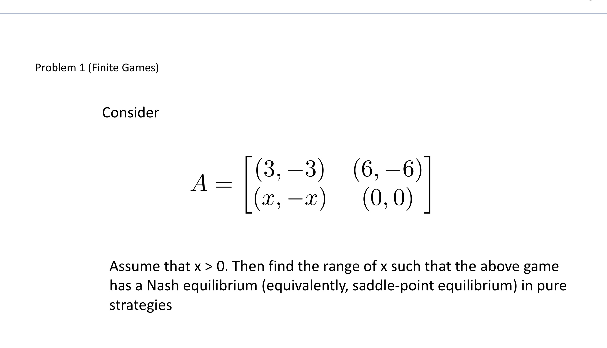 Solved Problem 1 (Finite | Chegg.com