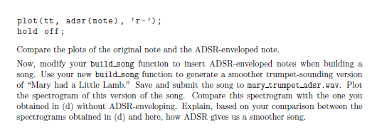 Solved MATLAB question: I did all of the parts partially but | Chegg.com | Chegg.com