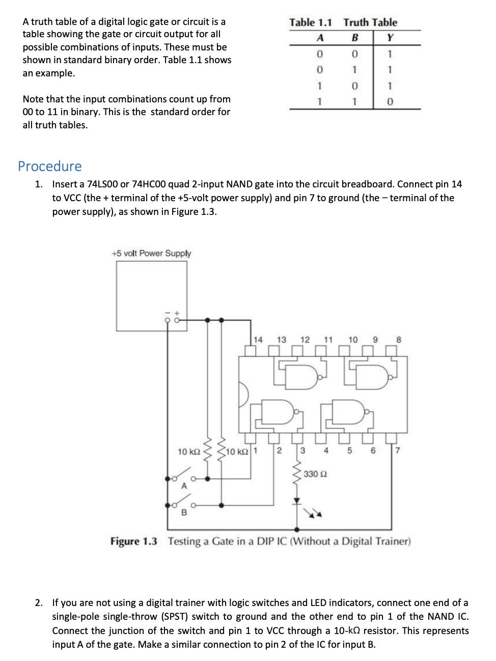 The outline of a 14-pin DIP is shown in Figure 1.1. | Chegg.com