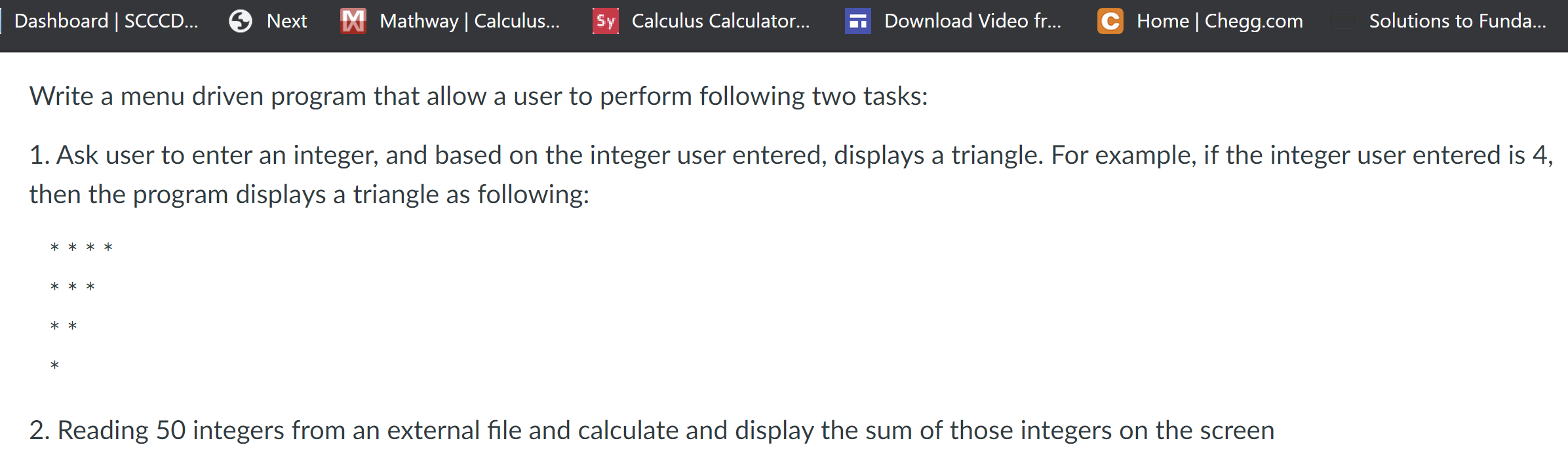 Solved C++ program ASAP this is all he asking for there no | Chegg.com