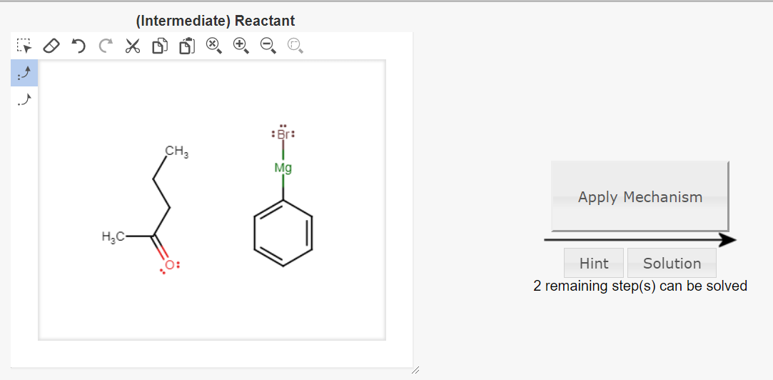 Solved (Intermediate) Reactant . CH3 Mg { Apply Mechanism | Chegg.com
