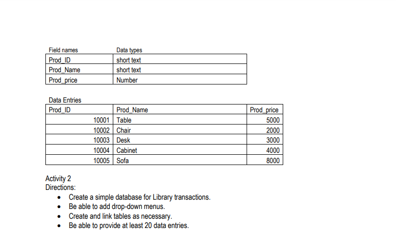 Solved Introduction To Database Creating Database And Tables 9562