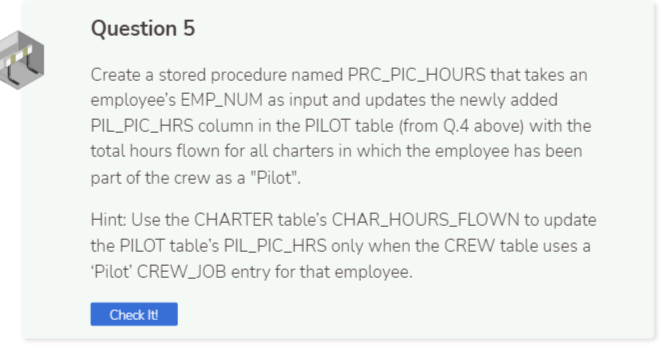 Solved Avia Corp also wants to save information about the | Chegg.com