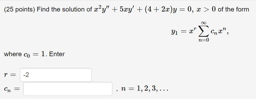 Solved Find the solution of | Chegg.com